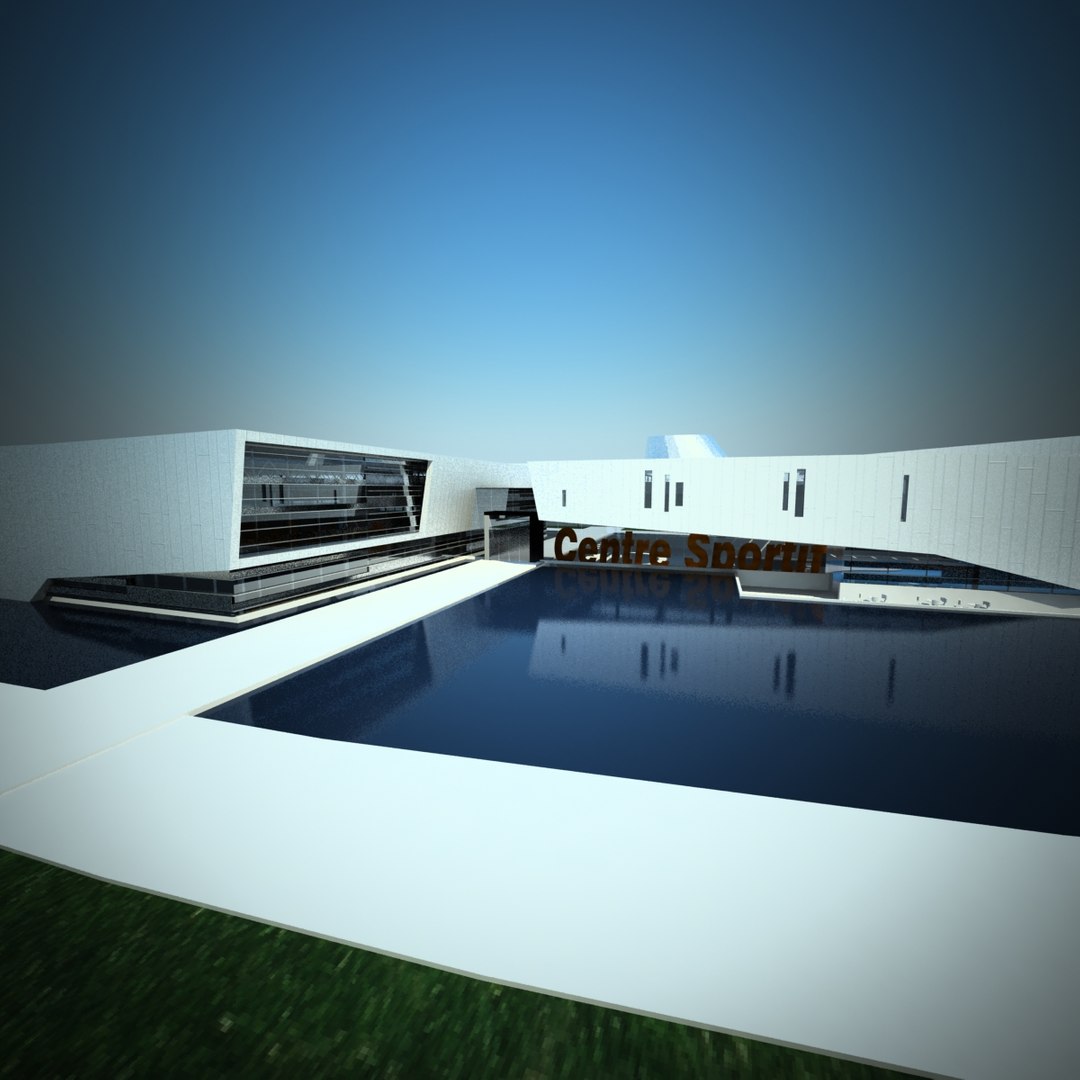 Sports Arena Complex Centre 3d 3ds