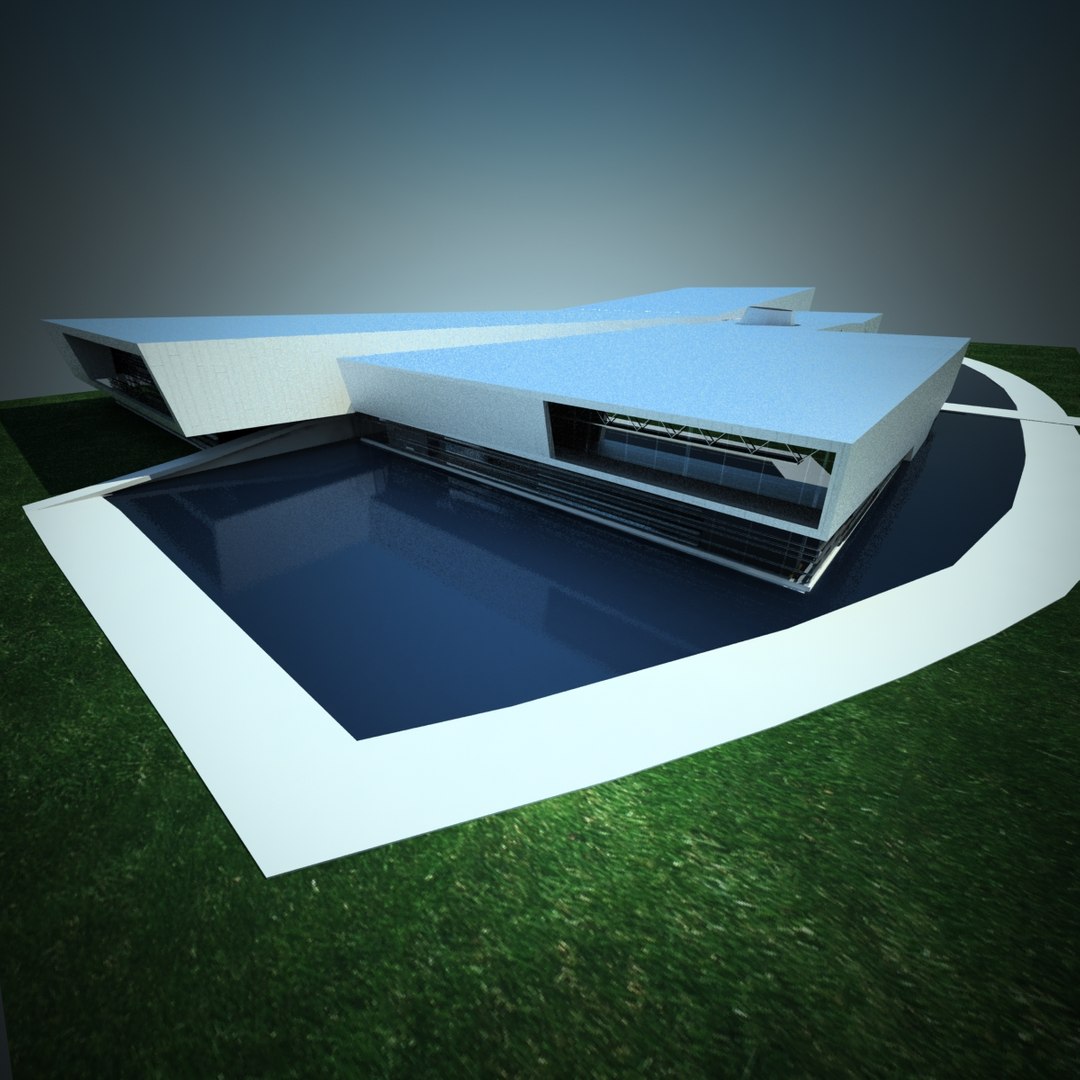 Sports Arena Complex Centre 3d 3ds