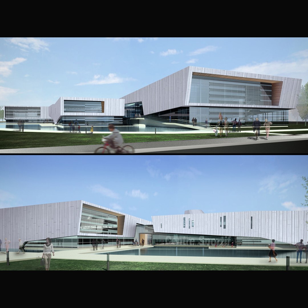 Sports Arena Complex Centre 3d 3ds