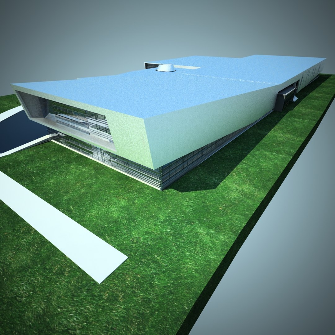 Sports Arena Complex Centre 3d 3ds