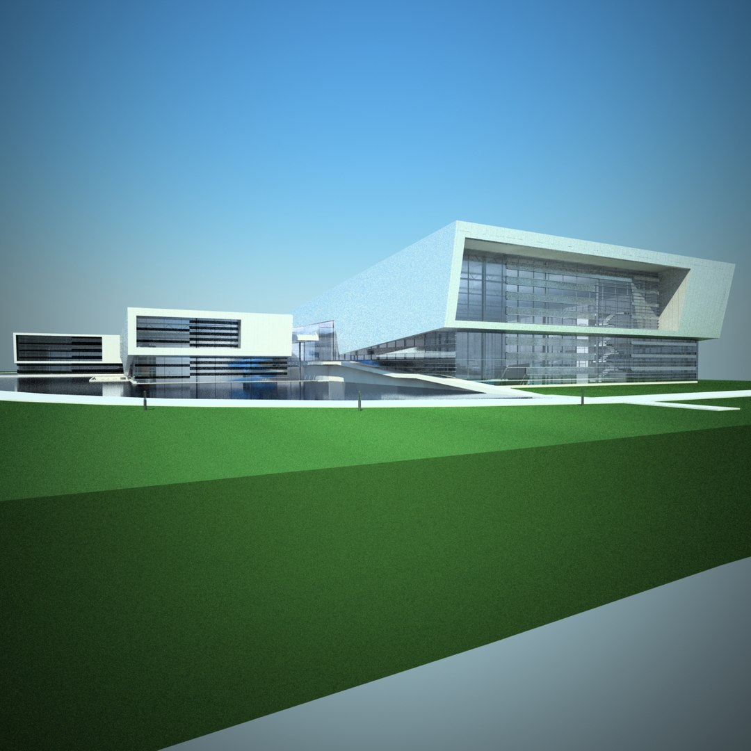 Sports Arena Complex Centre 3d 3ds