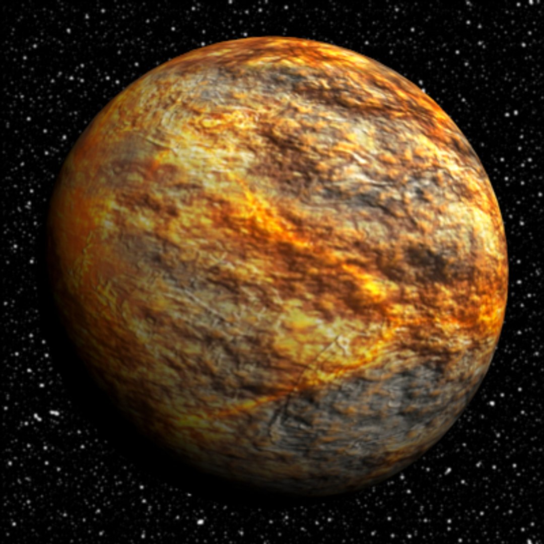 10 Forming Planets 3d Model