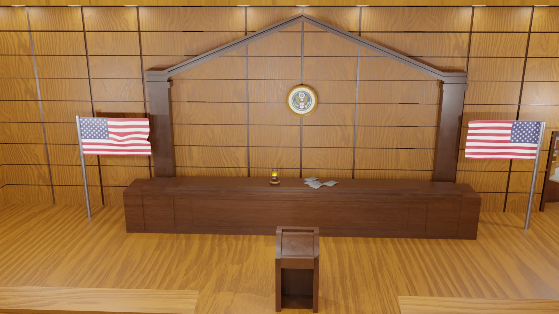 Court Of Law 3D Model - TurboSquid 1735693
