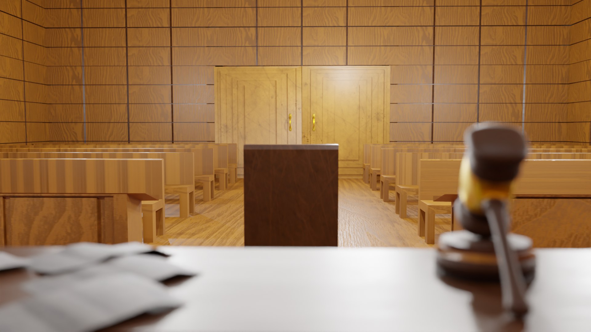 Court Of Law 3D Model - TurboSquid 1735693