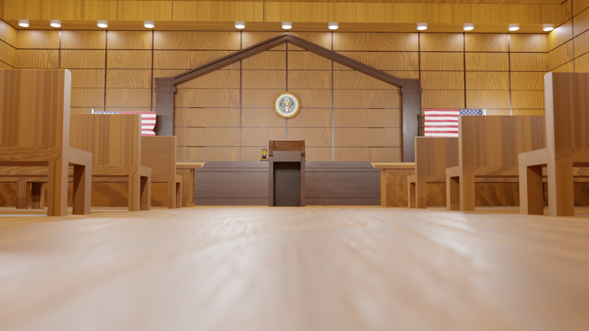 Court Of Law 3D Model - TurboSquid 1735693