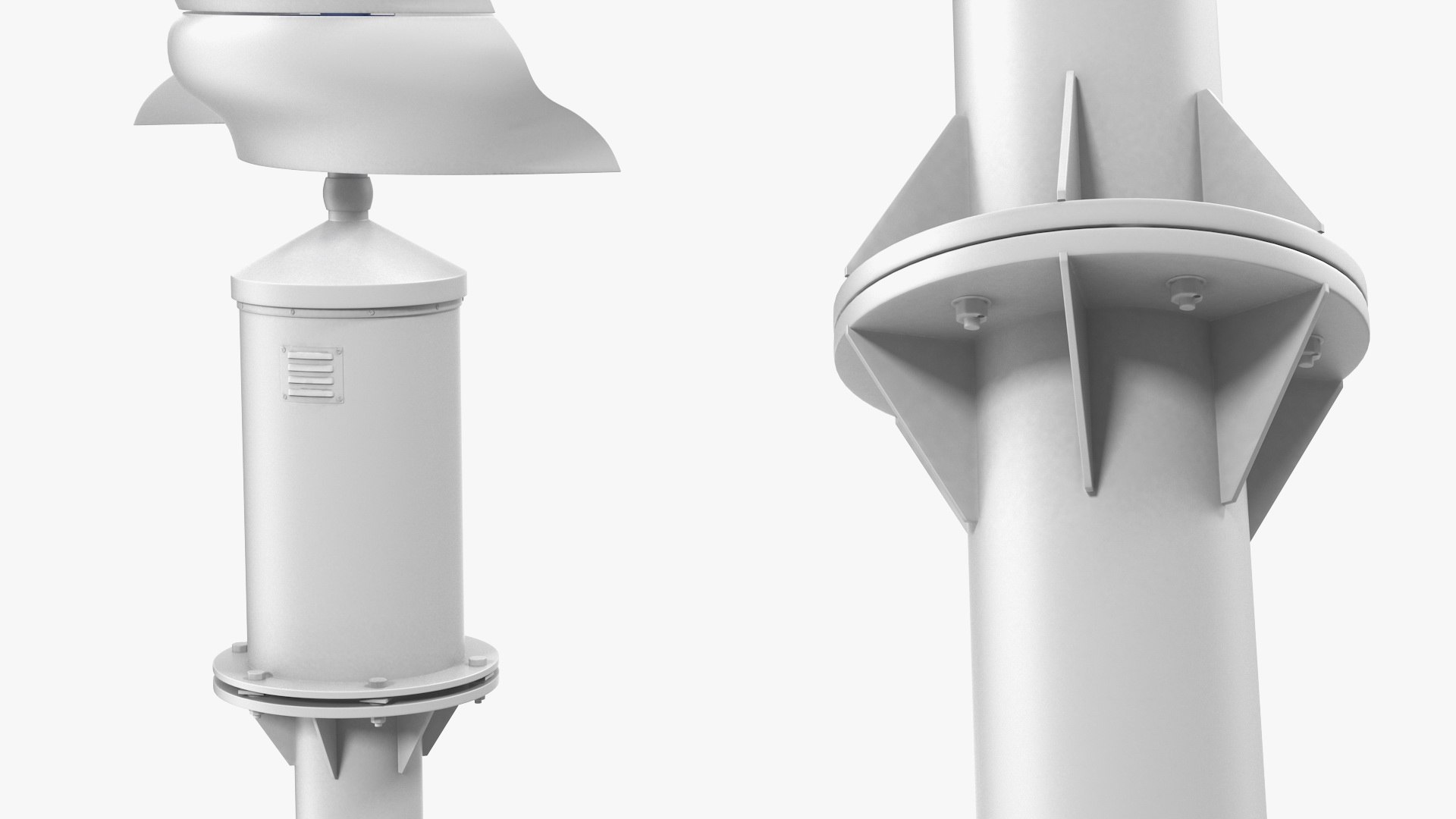 Vertical Axis Wind Turbine 3D Model - TurboSquid 1478249