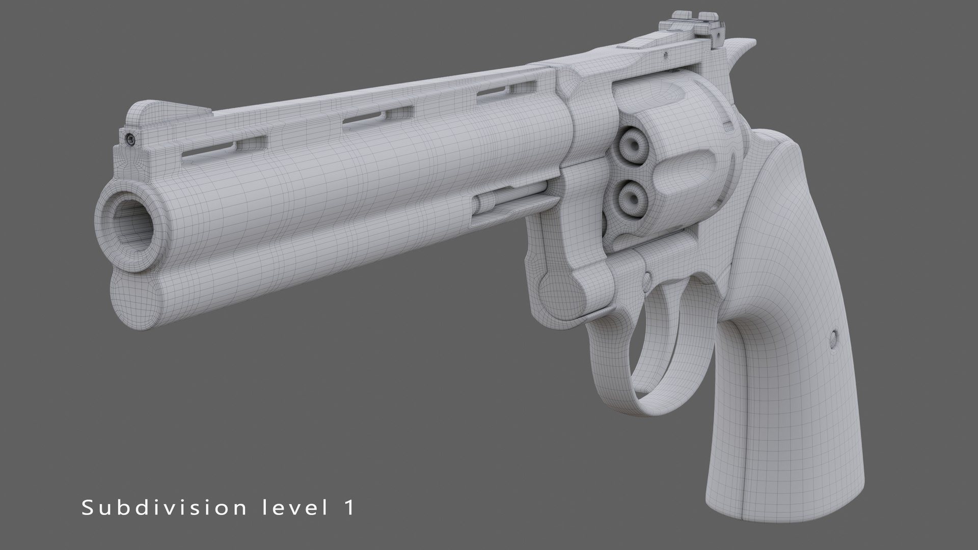 3D Colt Python 357 6 Inch Polished - TurboSquid 2035819