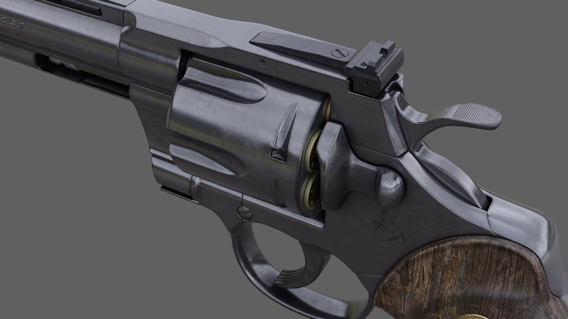 3D Colt Python 357 6 Inch Polished - TurboSquid 2035819