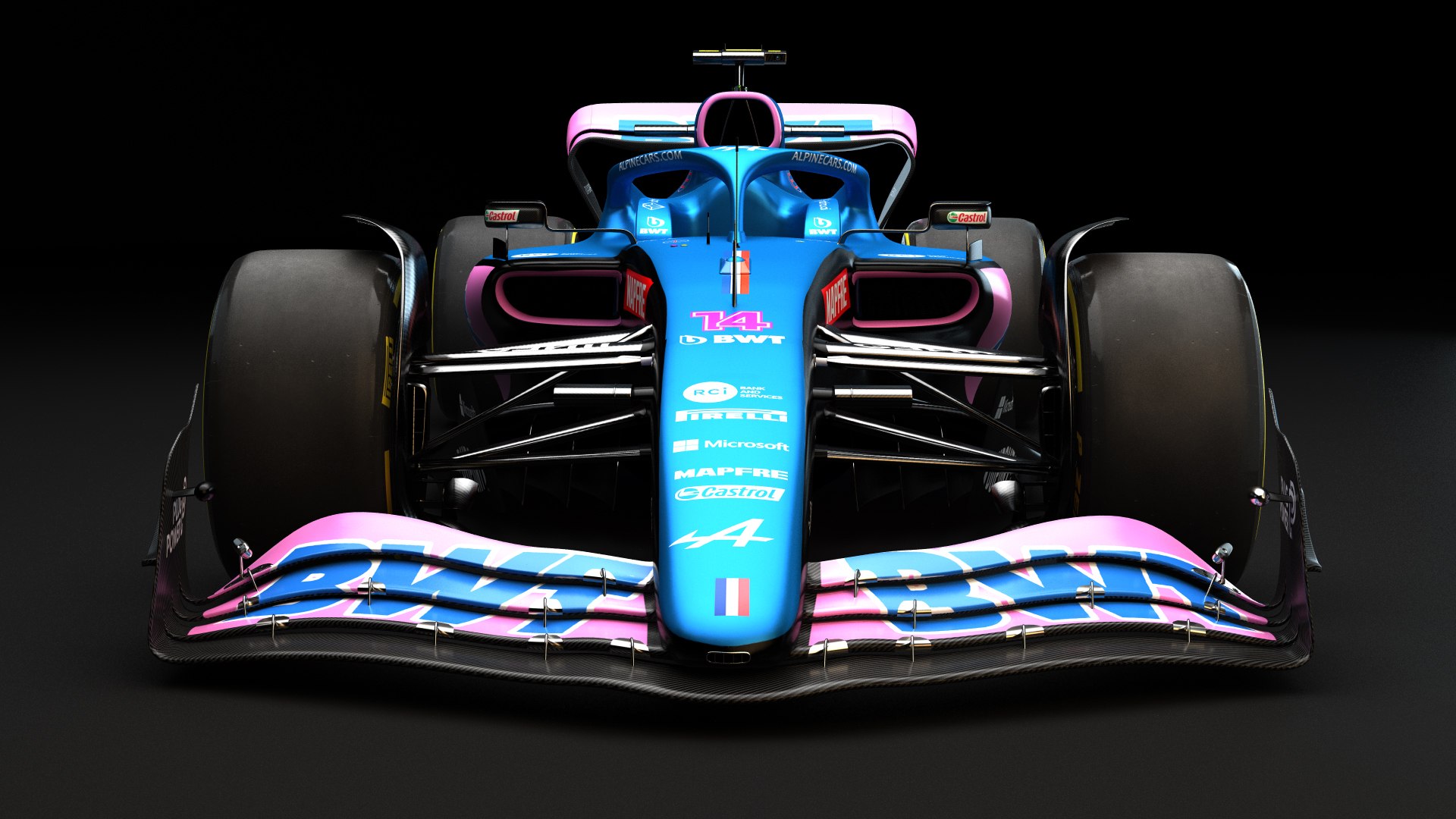 F1 Alpine A522 2022 3D Model - TurboSquid 1871649