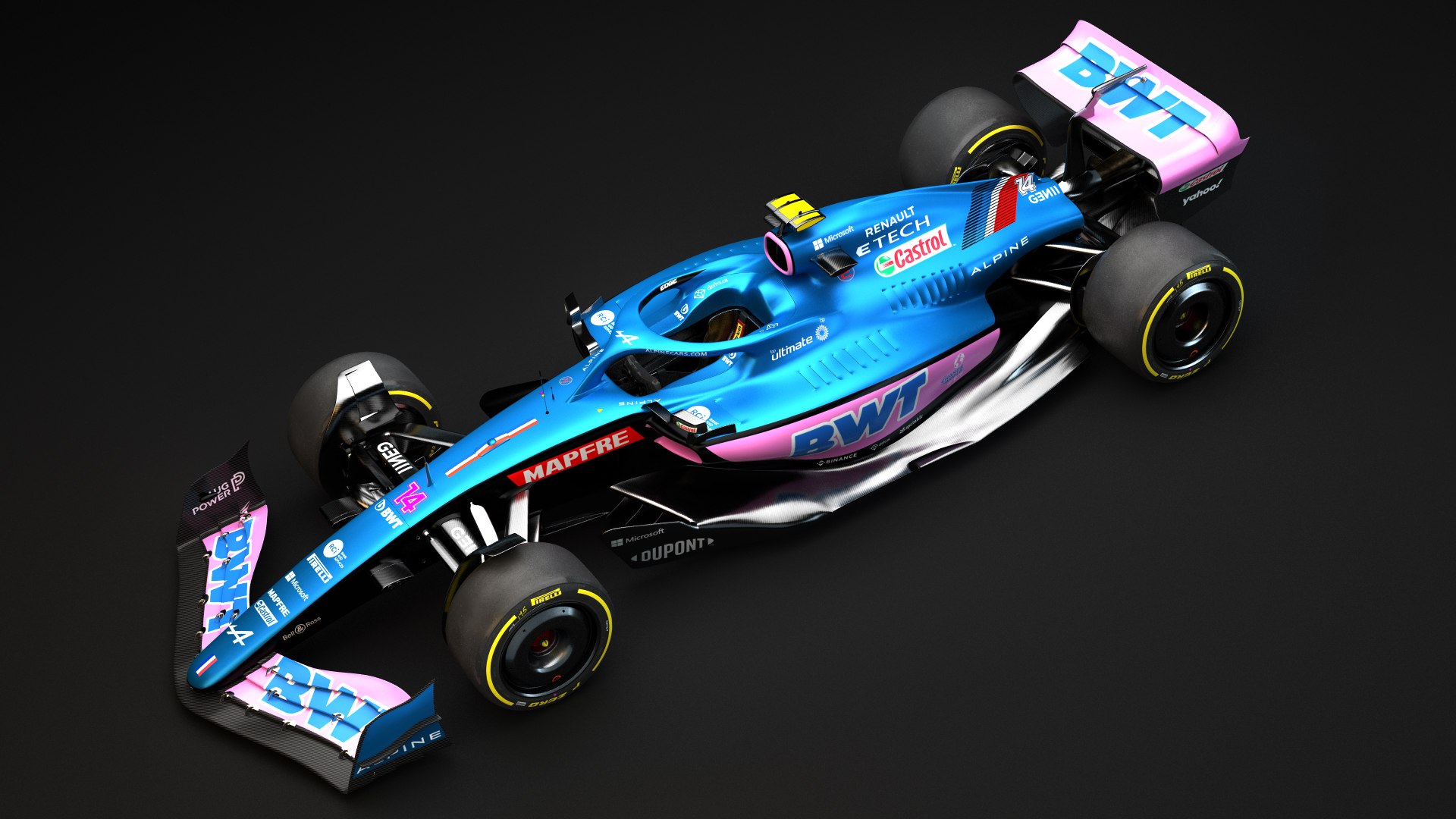 F1 Alpine A522 2022 3D model - TurboSquid 1871649