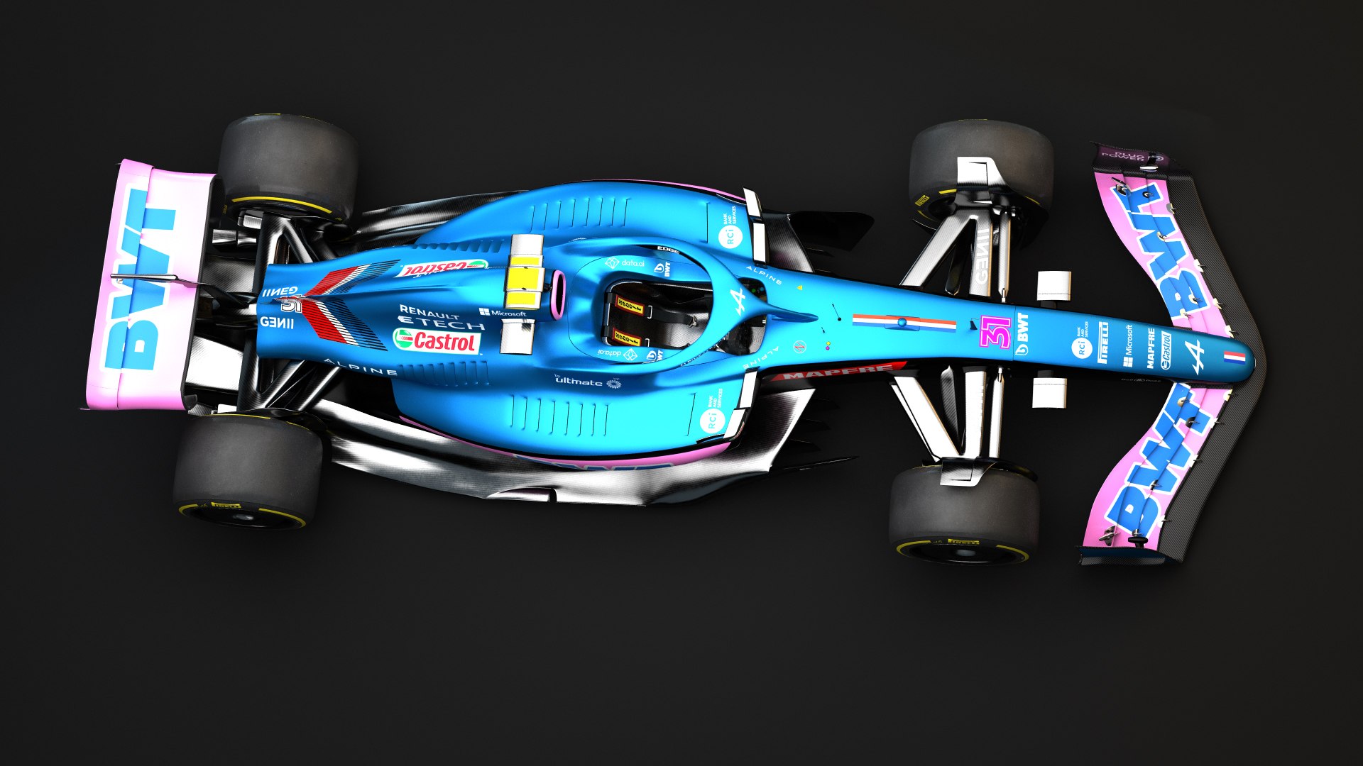 F1 Alpine A522 2022 3D model - TurboSquid 1871649