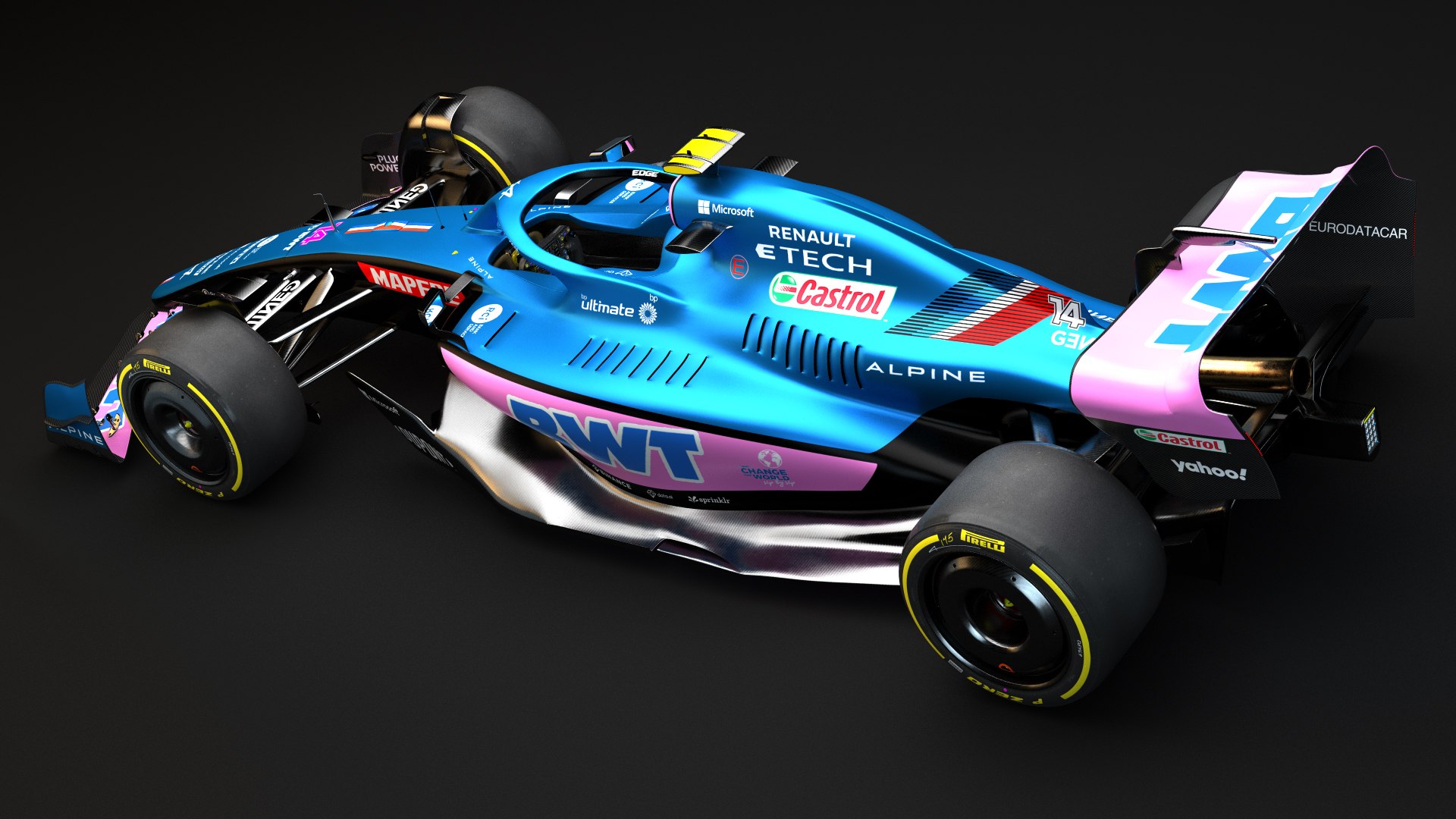 F1 Alpine A522 2022 3D model - TurboSquid 1871649
