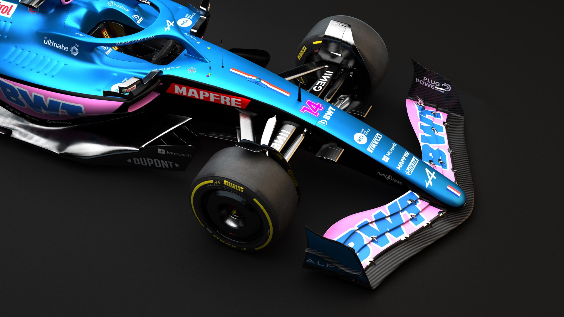 F1 Alpine A522 2022 3D model - TurboSquid 1871649