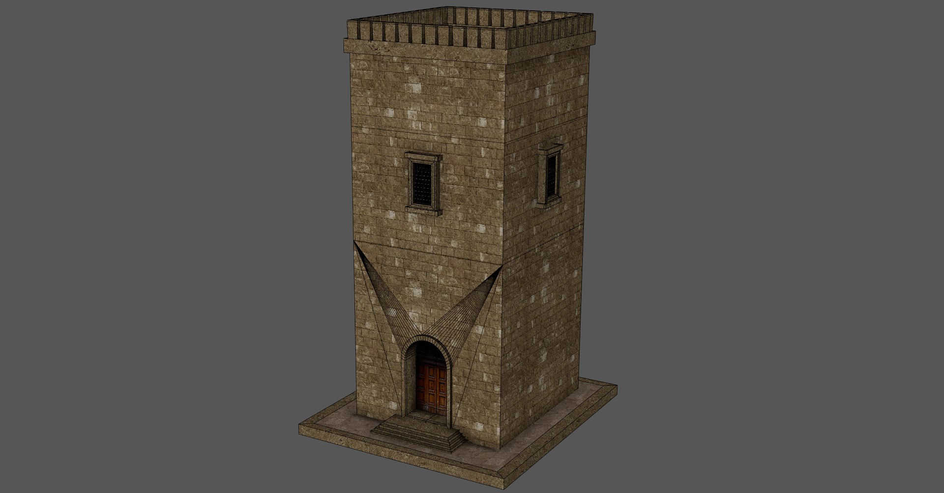 Free 3D Ancient Tower - TurboSquid 2515861