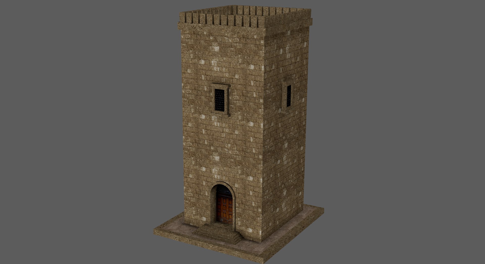 Free 3D Ancient Tower - TurboSquid 2515861