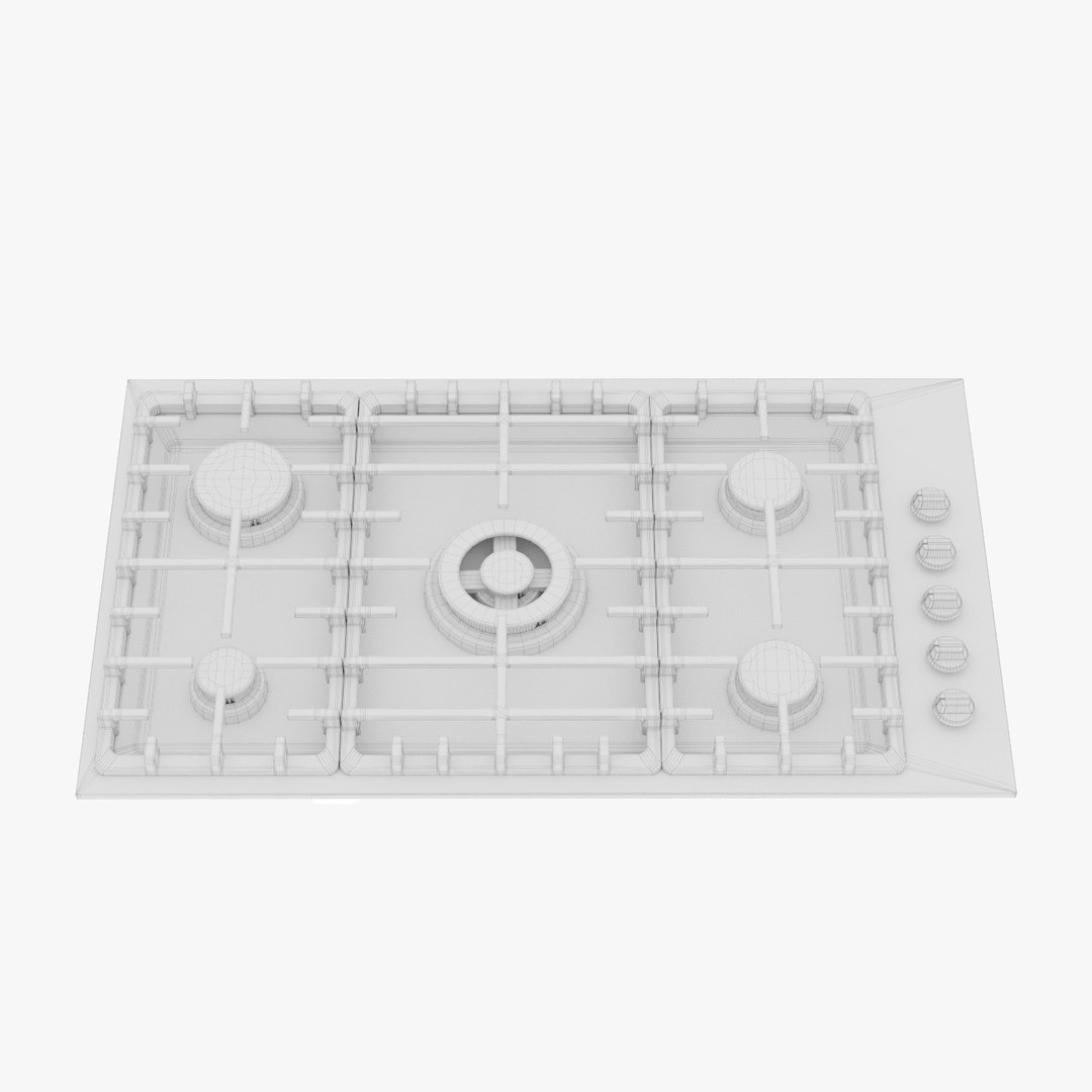 Barazza gas cooktops model - TurboSquid 1235186