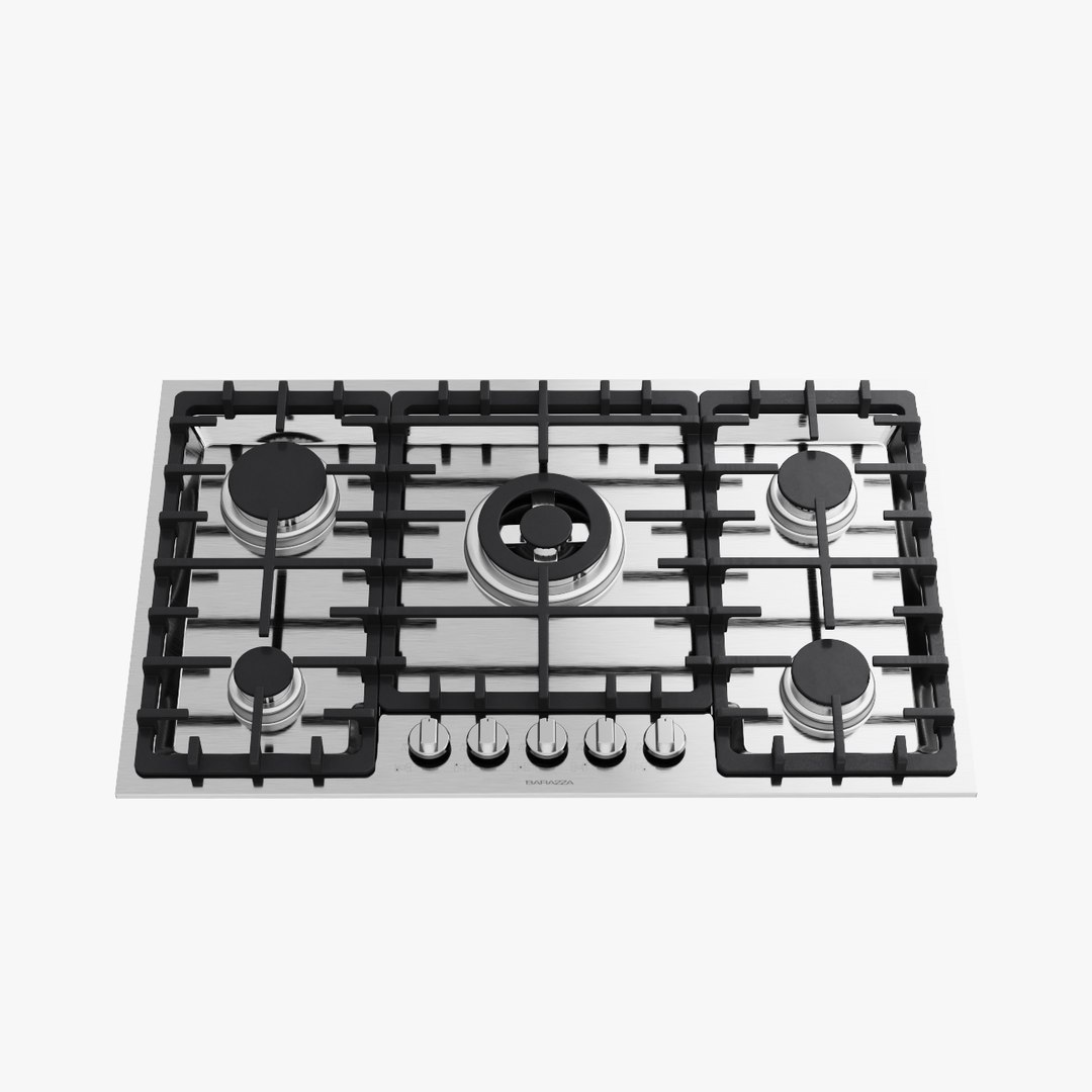 Barazza gas cooktops model - TurboSquid 1235186