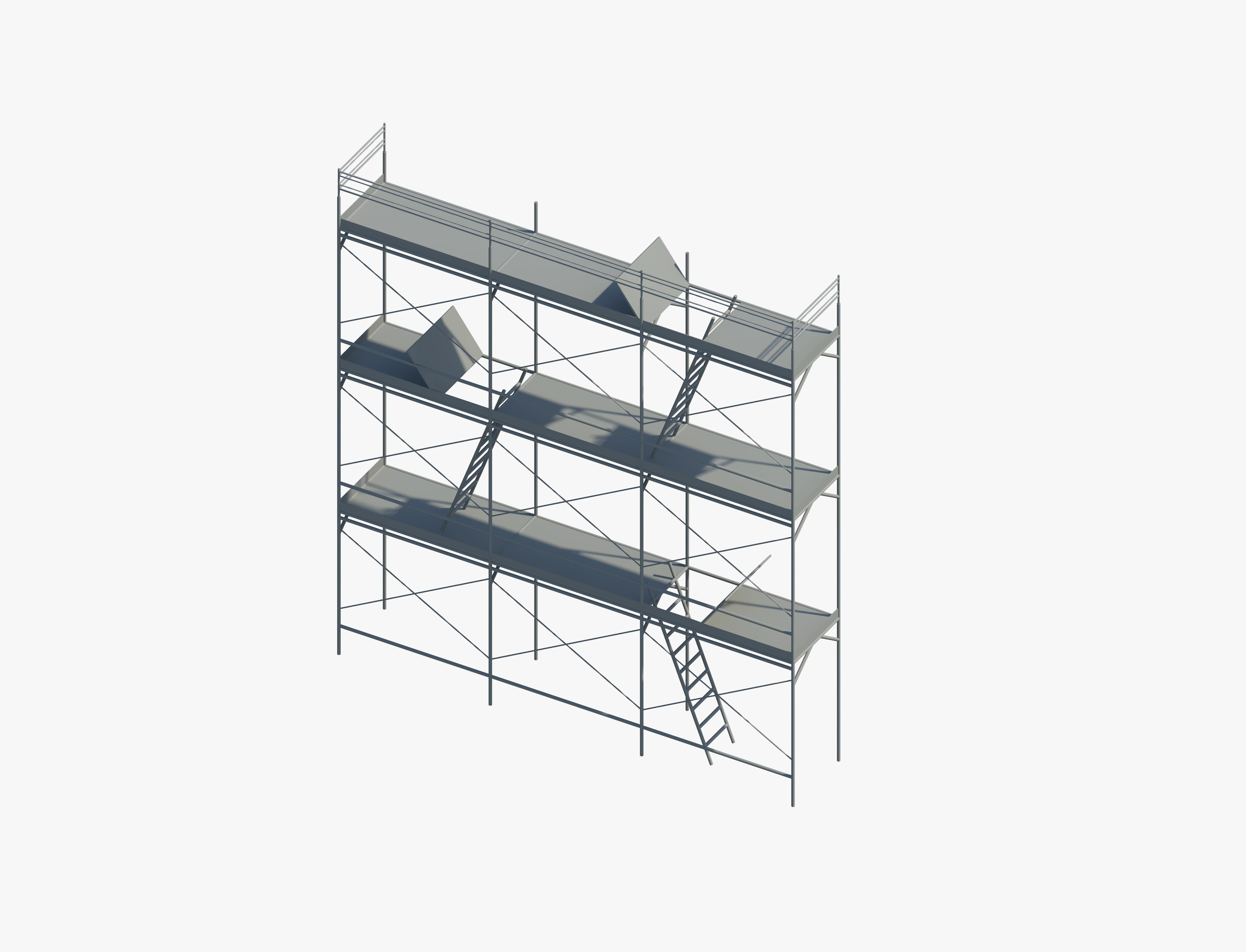 3d scaffolding bim model