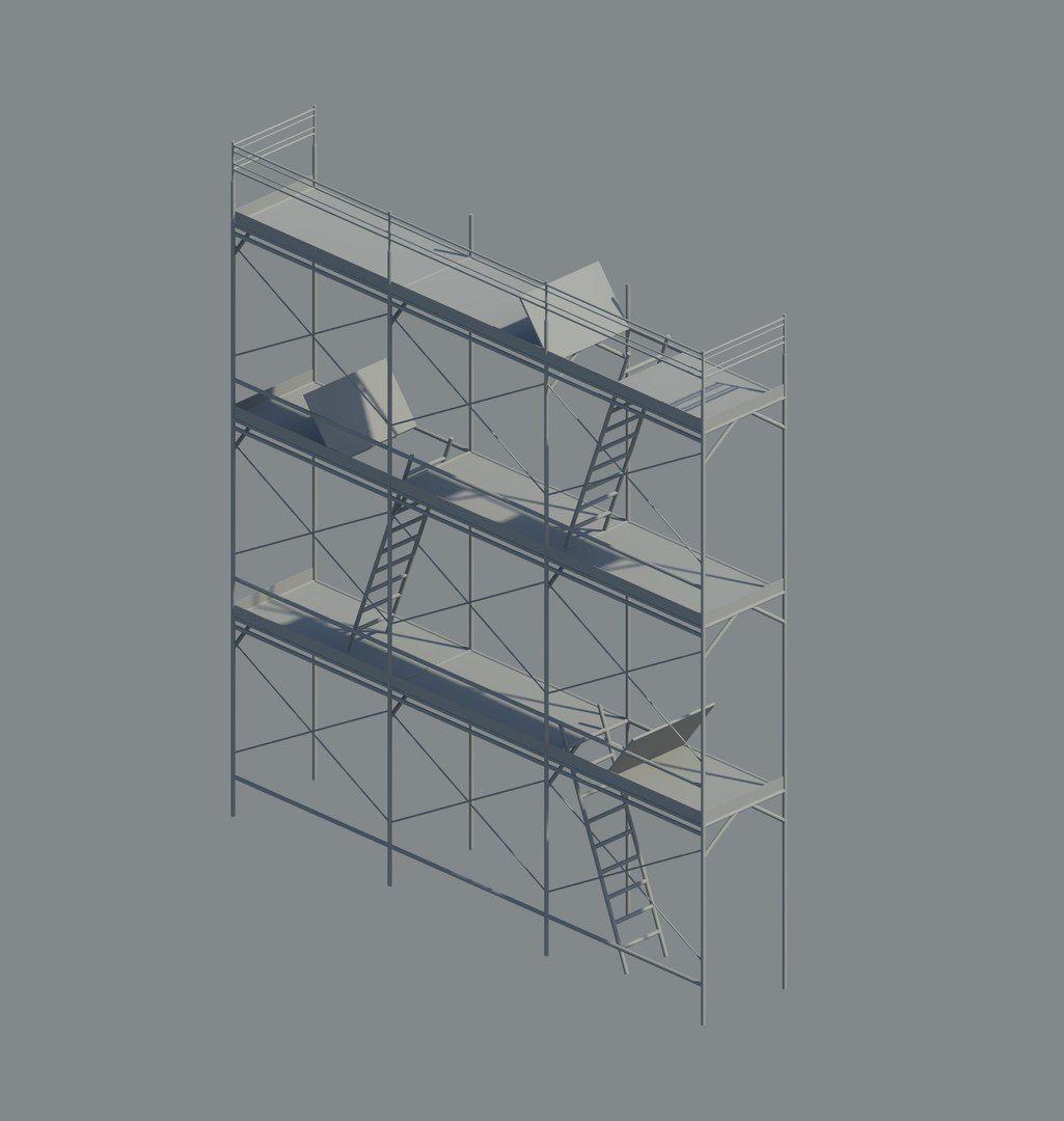 3d Scaffolding Bim Model