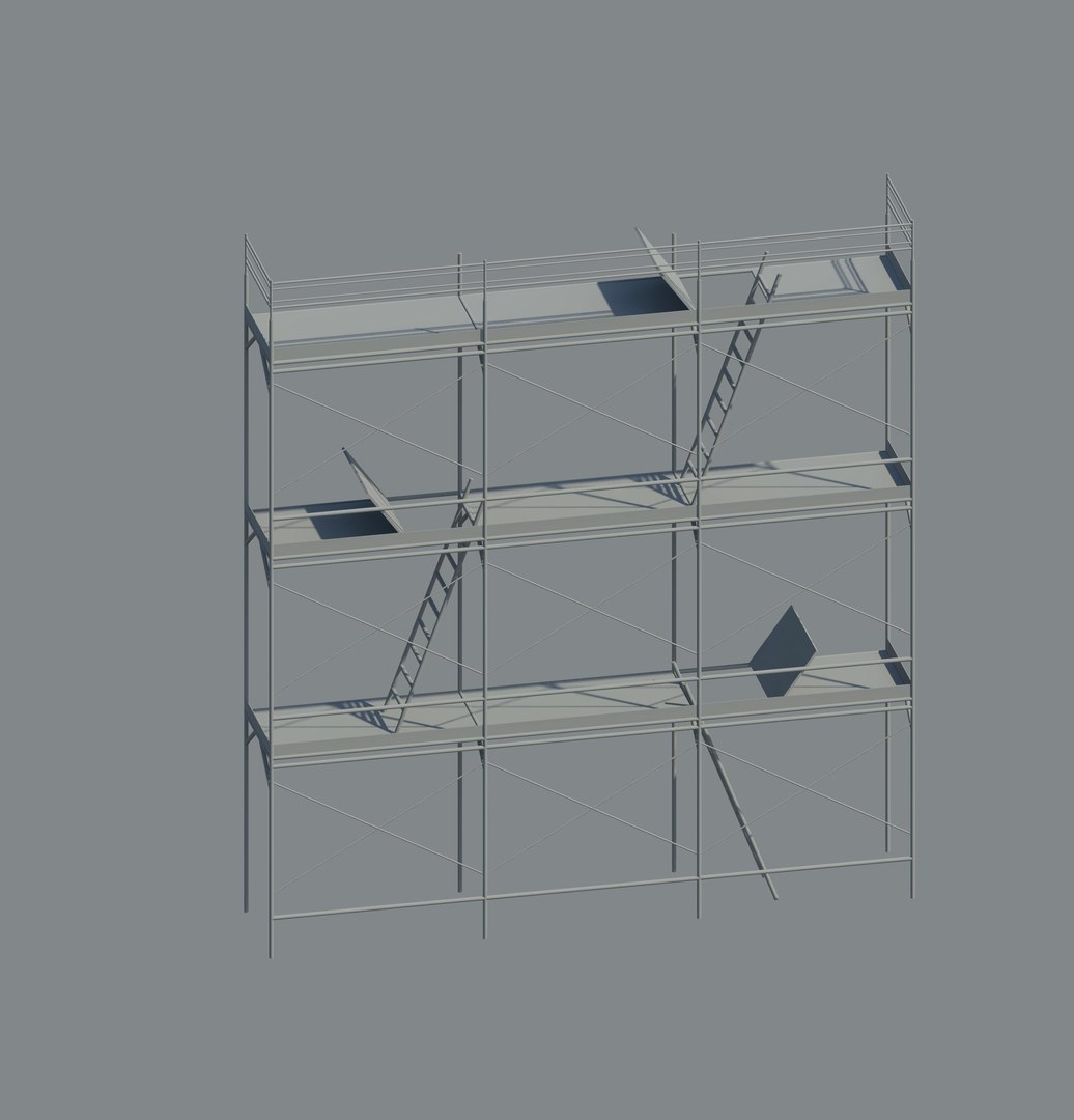 3d Scaffolding Bim Model