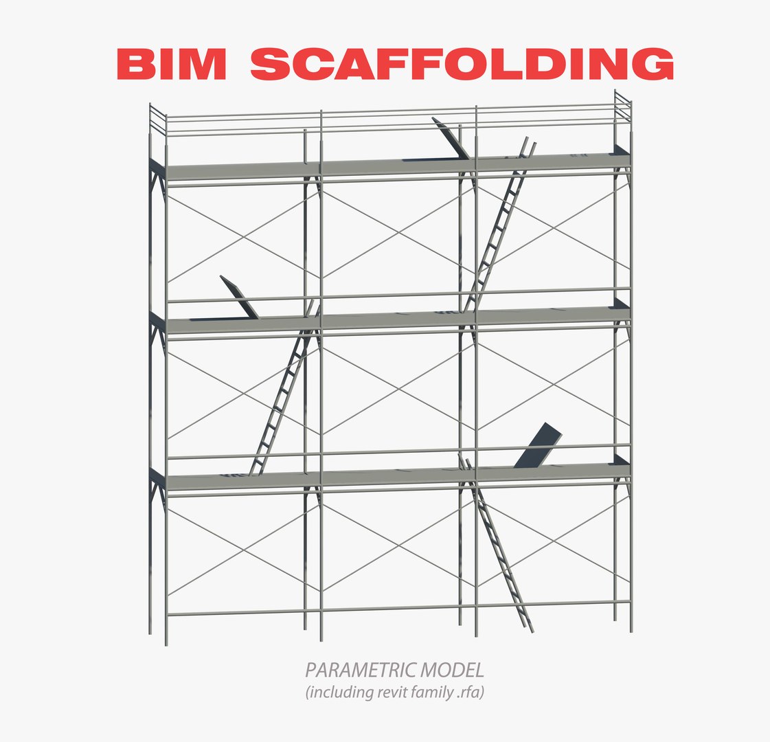 3d Scaffolding Bim Model