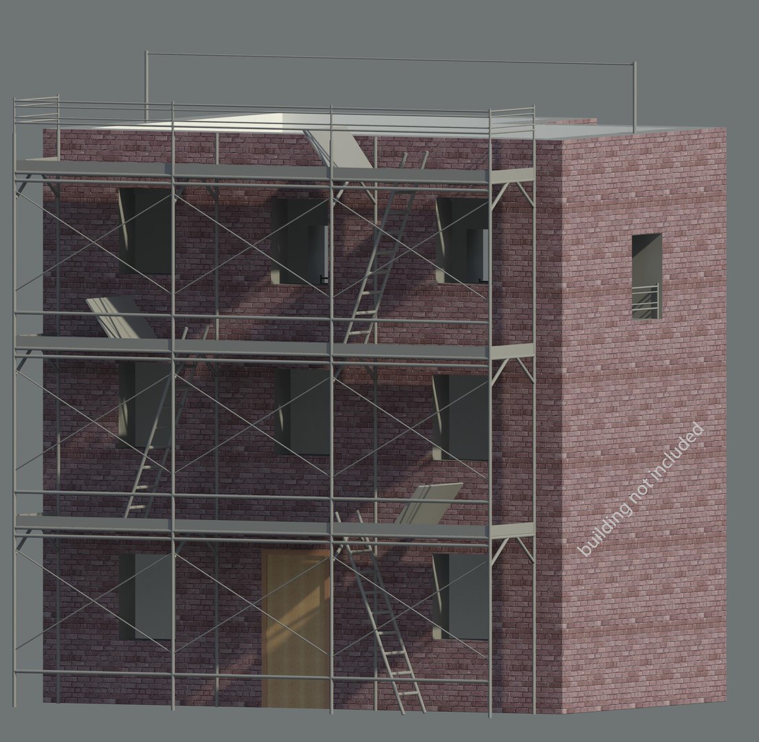 3d Scaffolding Bim Model