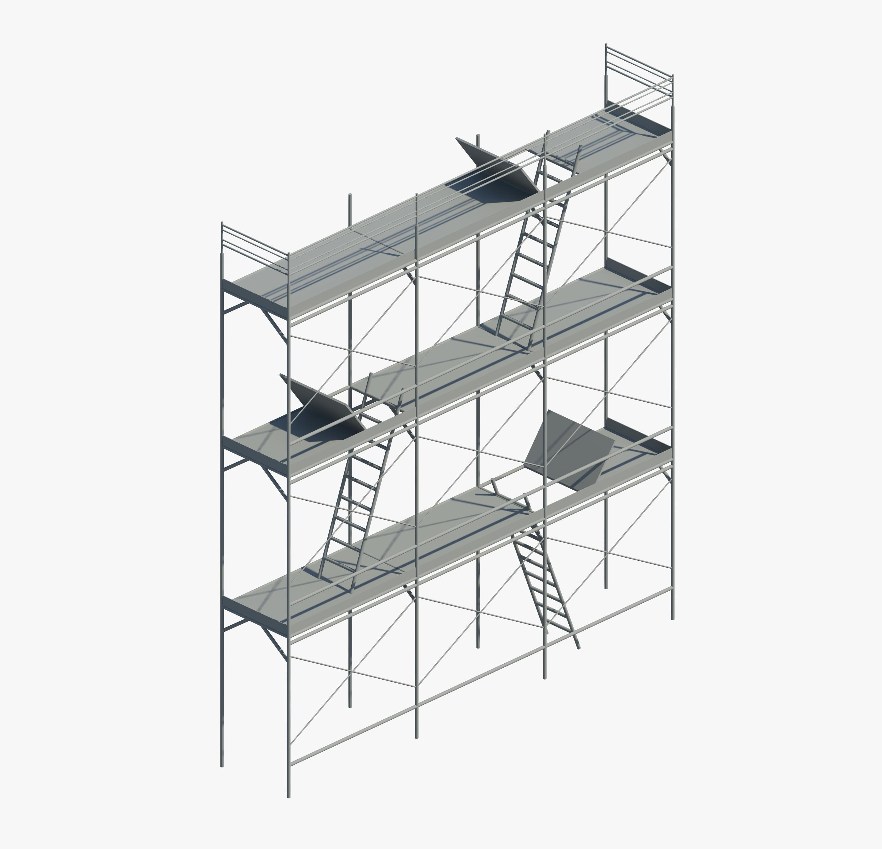 3d scaffolding bim model