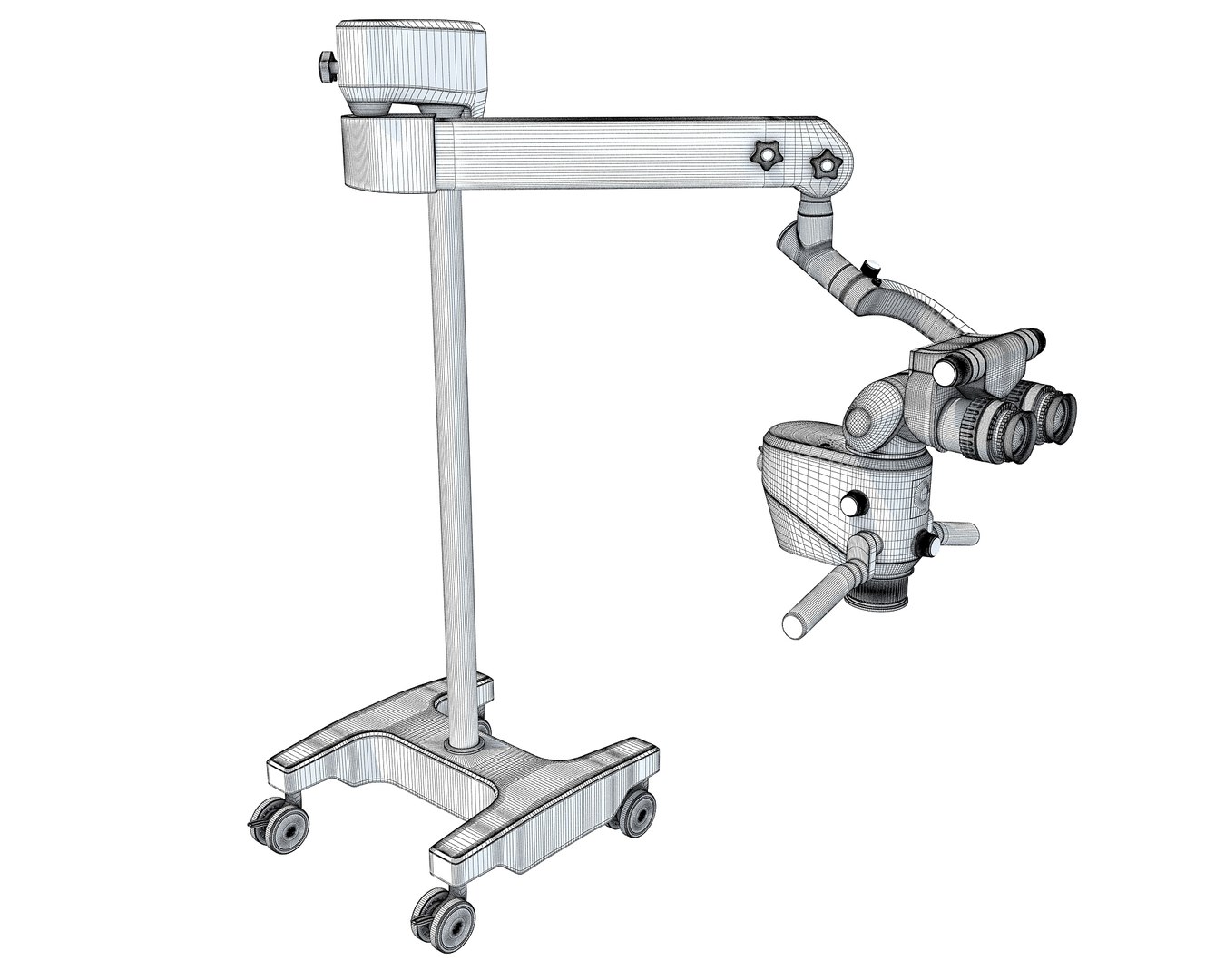 3D Dental Microscope - TurboSquid 1850211