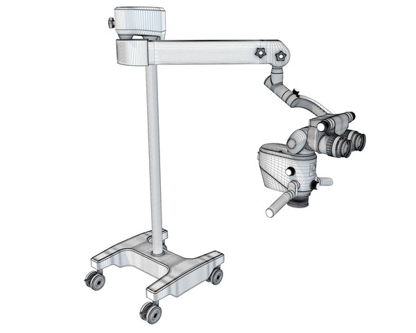 3D Dental Microscope - TurboSquid 1850211