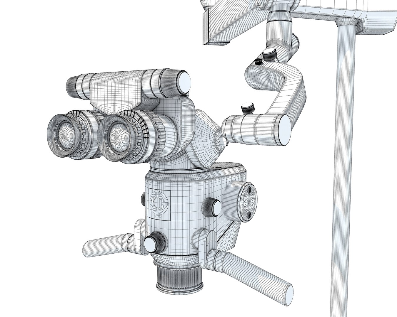 3D Dental Microscope - TurboSquid 1850211