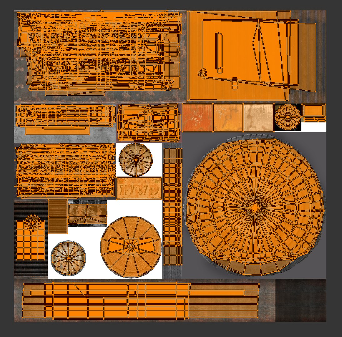 3D Model Abandoned Rusty Car - TurboSquid 2253910