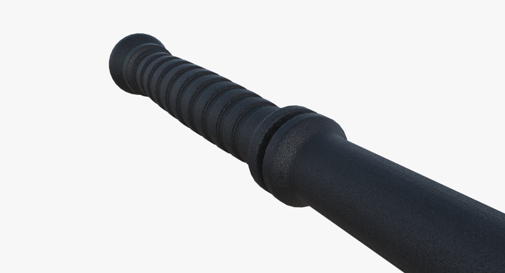 3d Subdivision Police Baton Model