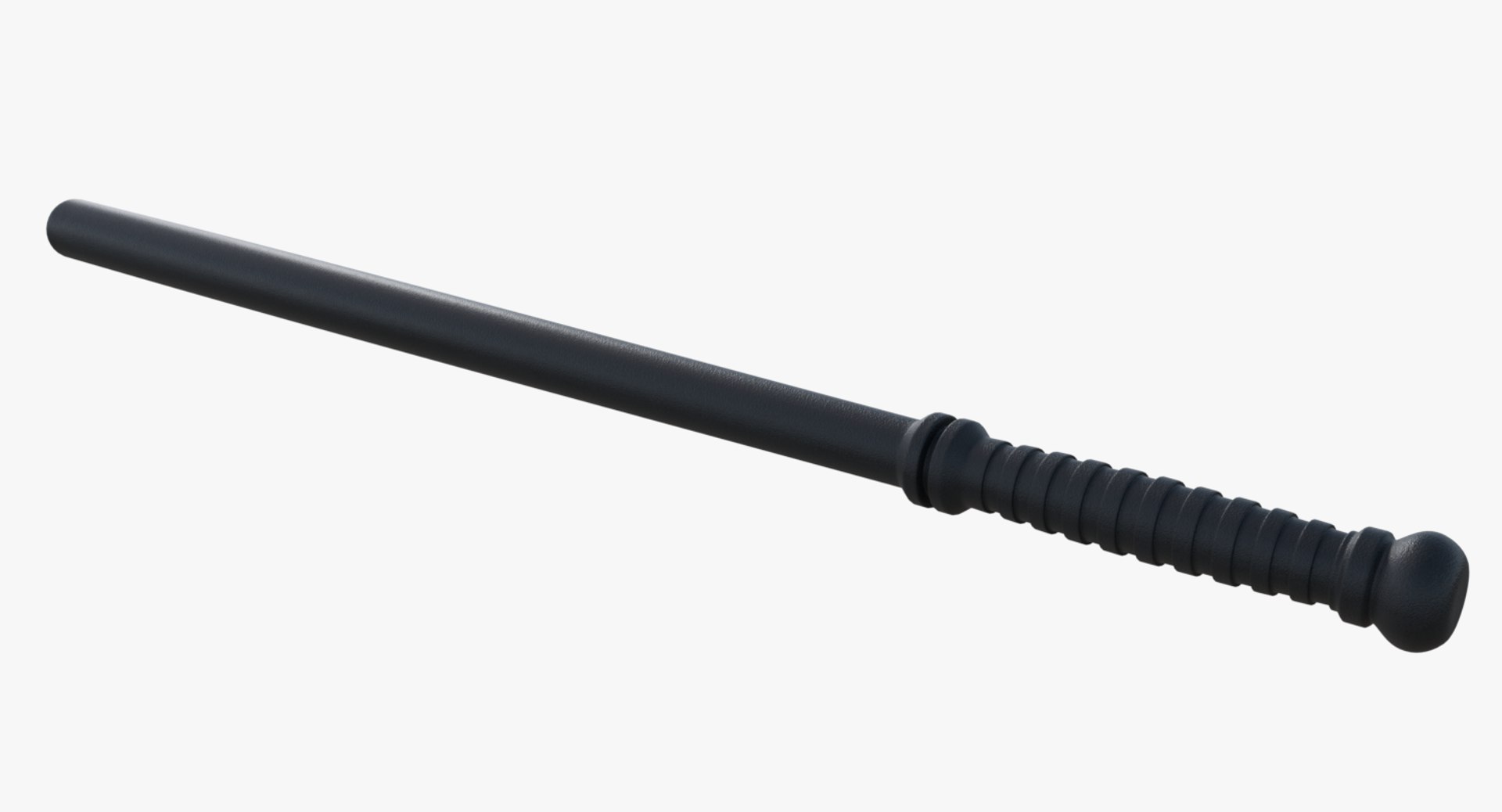 3d Subdivision Police Baton Model