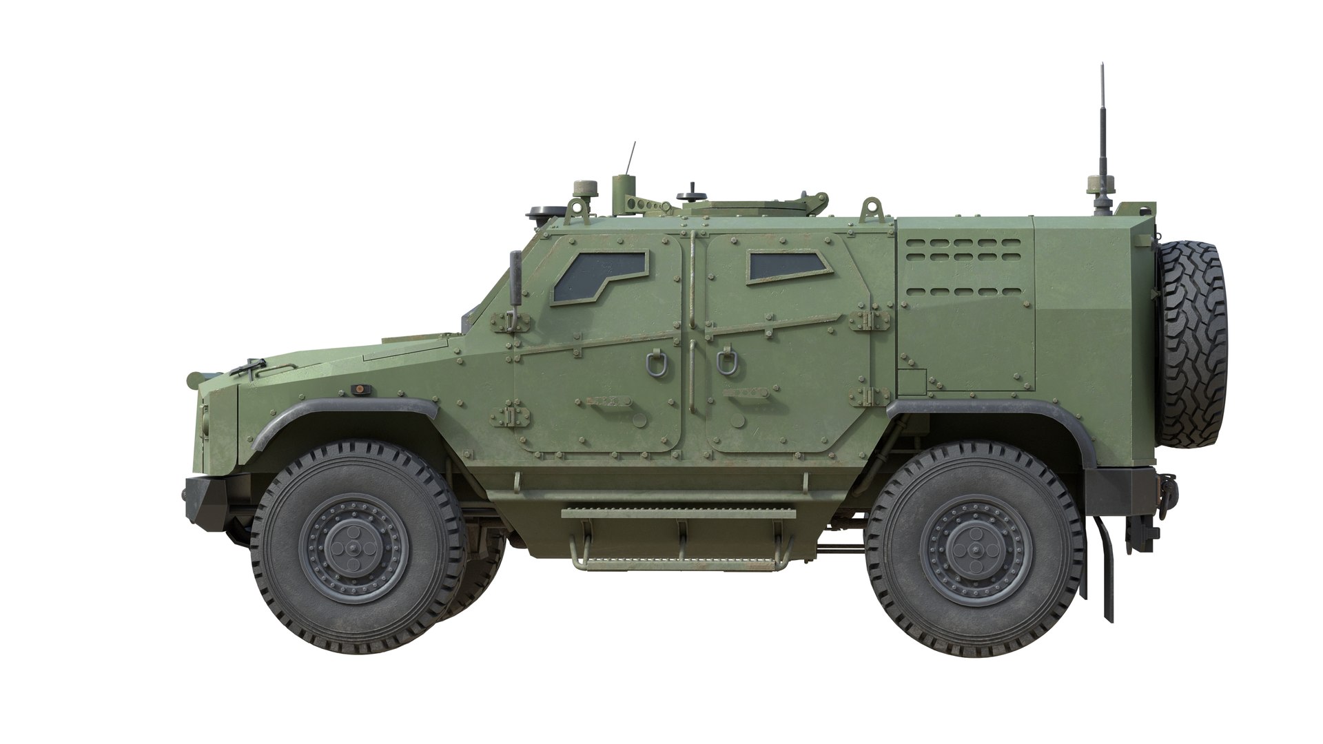 3D ATV Zetor Gerlach Armored Tactical Vehicle Model - TurboSquid 2386824