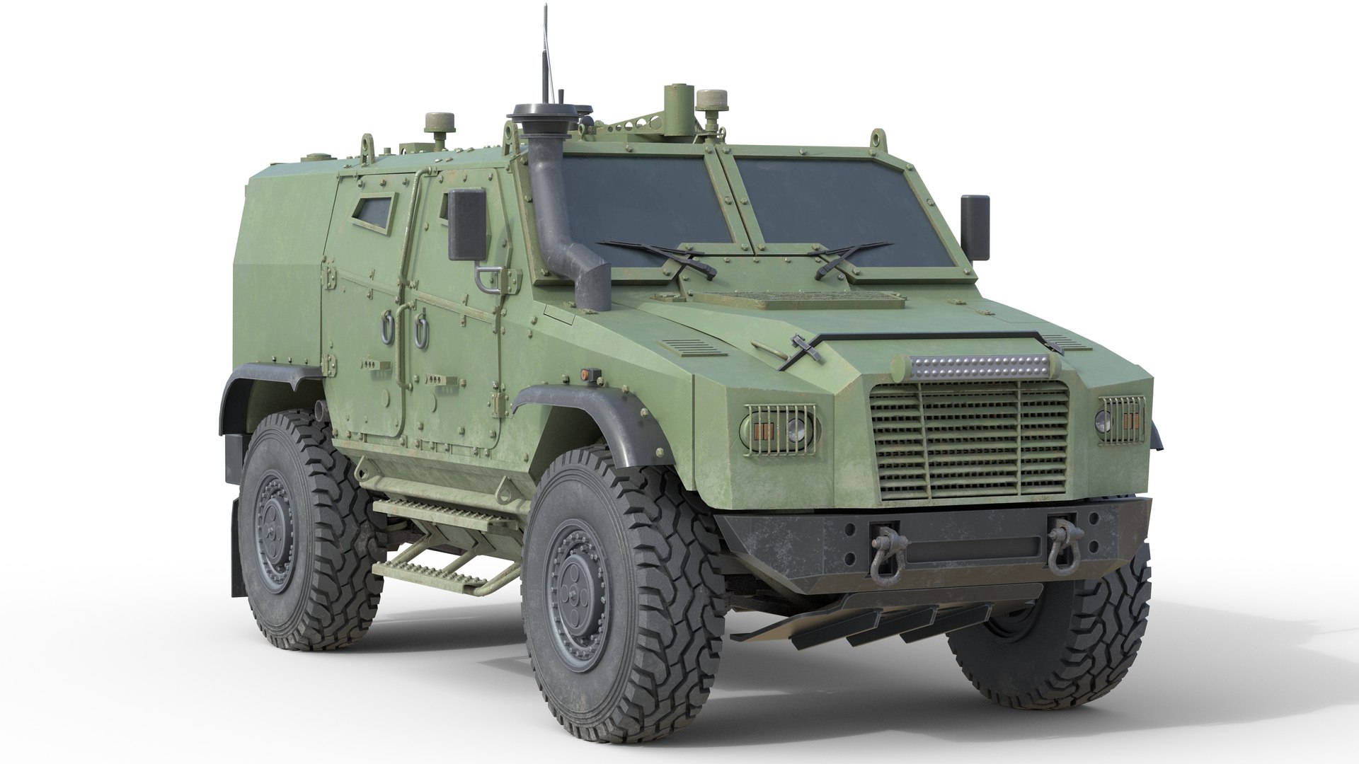 3D ATV Zetor Gerlach Armored Tactical Vehicle Model - TurboSquid 2386824