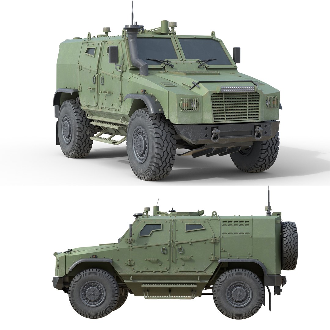 3D ATV Zetor Gerlach Armored Tactical Vehicle Model - TurboSquid 2386824