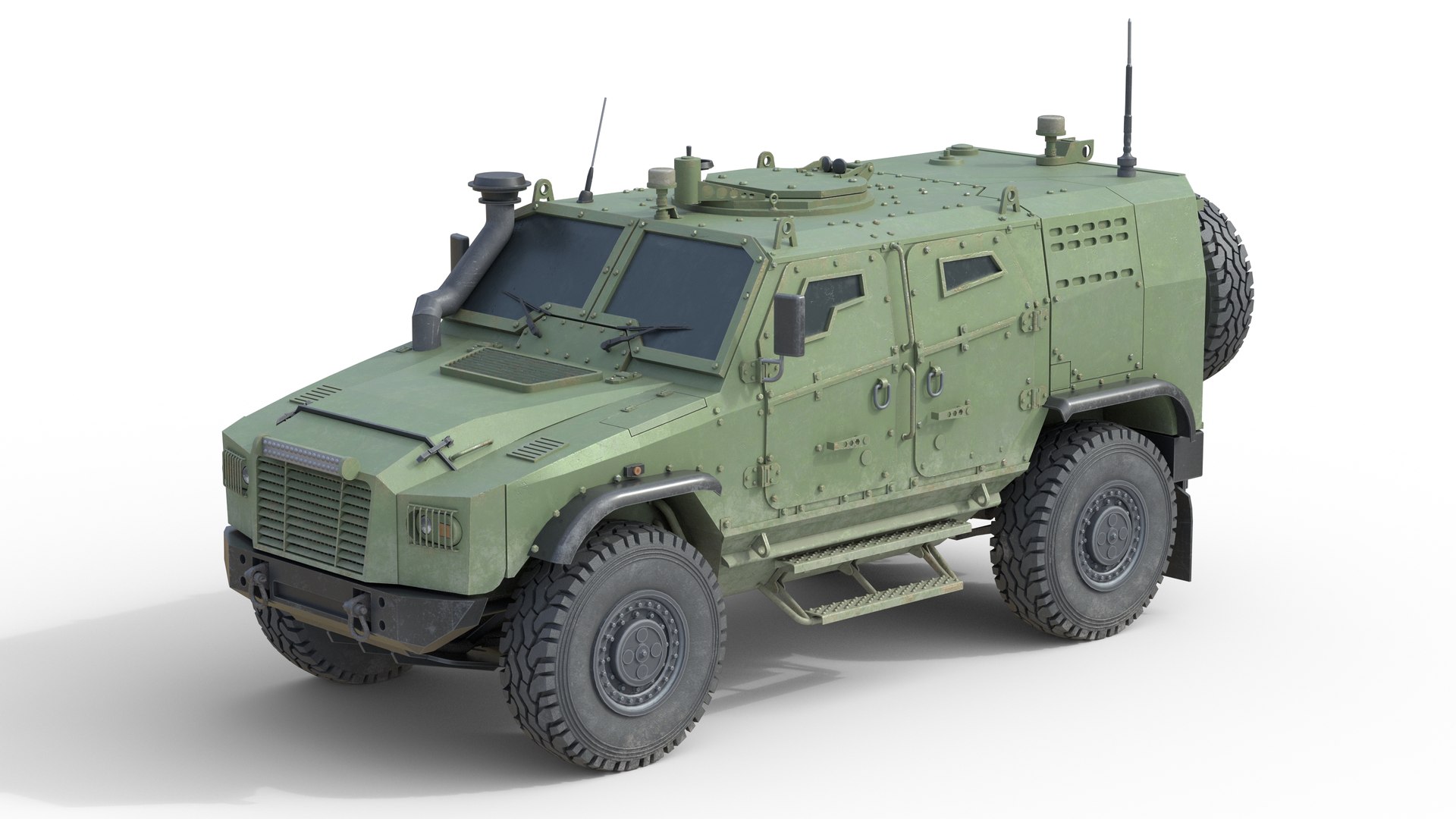 3D ATV Zetor Gerlach Armored Tactical Vehicle Model - TurboSquid 2386824