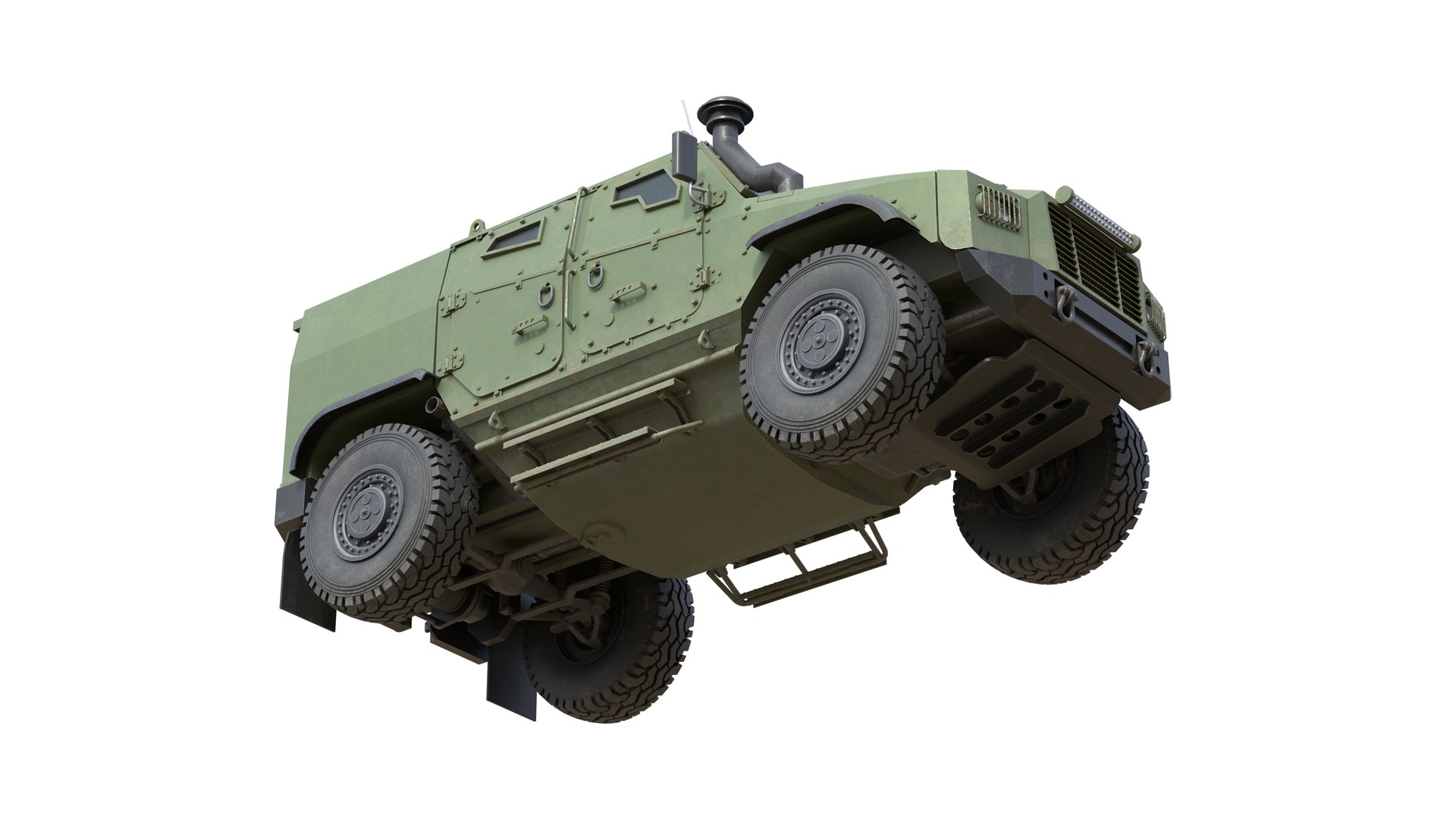 3D ATV Zetor Gerlach Armored Tactical Vehicle Model - TurboSquid 2386824