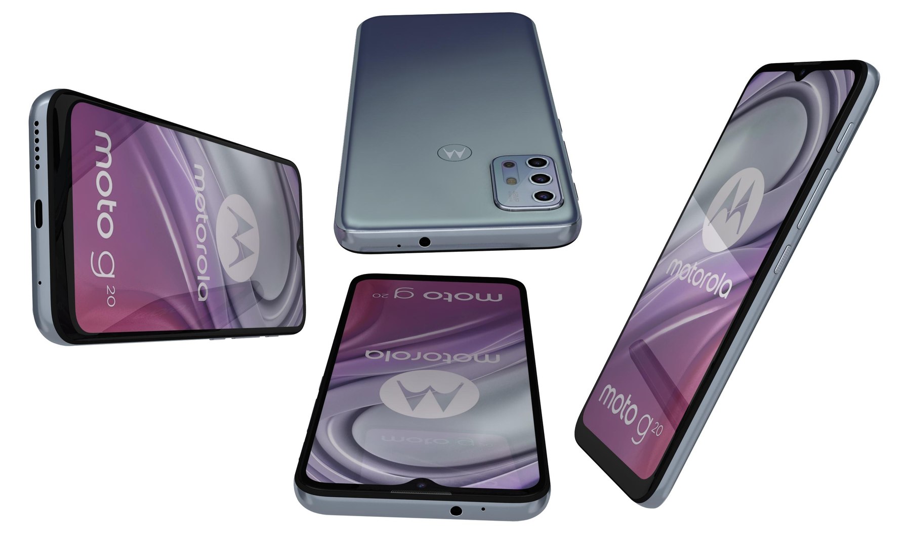 Motorola Moto G20 Gray 3D model - TurboSquid 1923566