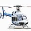 Bell 407 Helicopter 3d Model