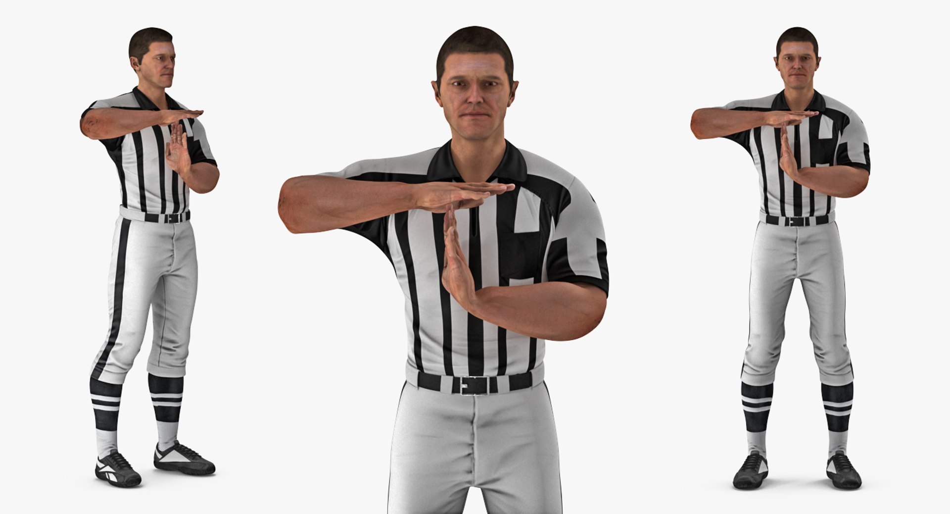 American Football Referee Rigged 3D Model - TurboSquid 1216214