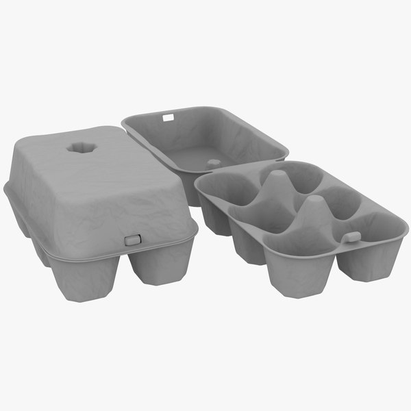 3D egg box - TurboSquid 1547127