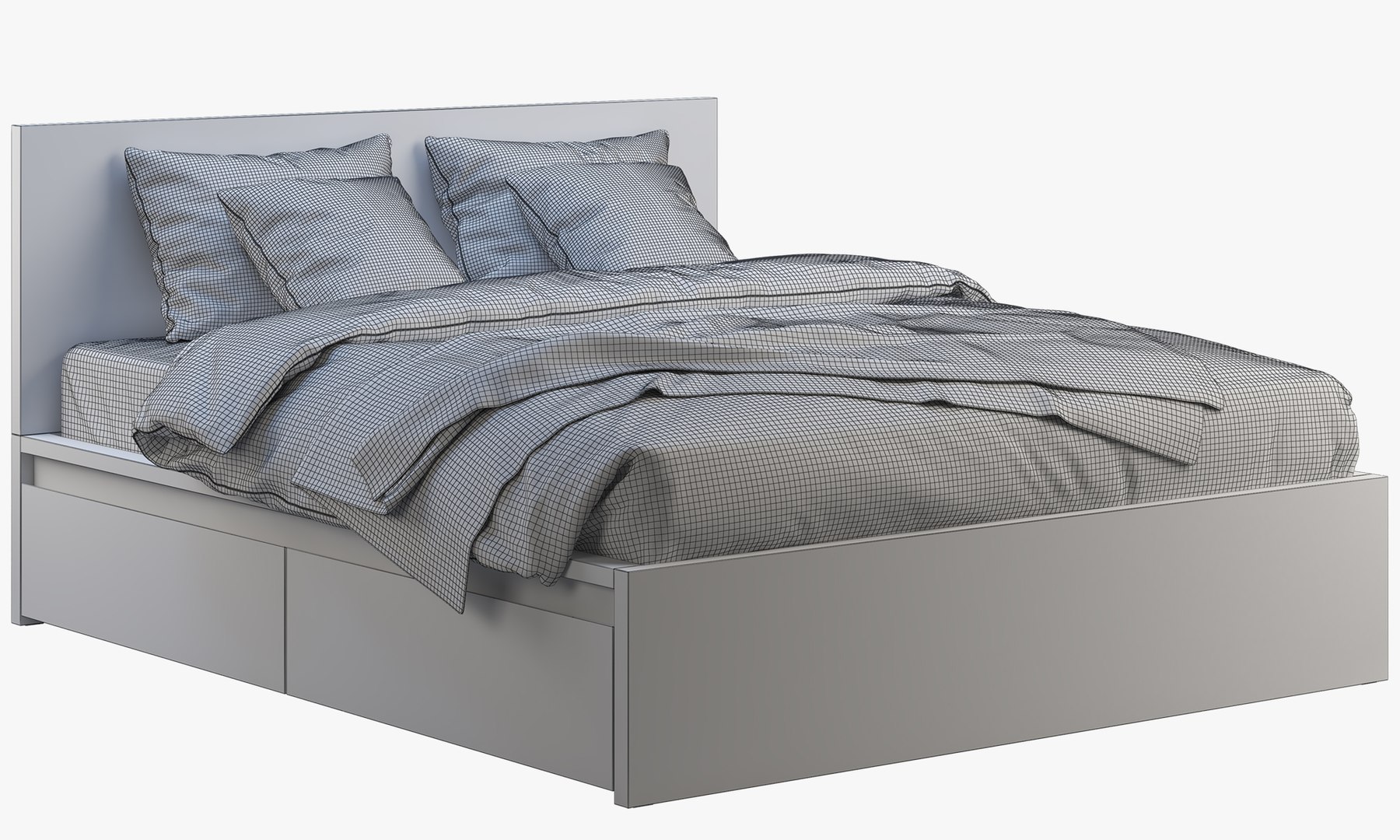 Bed Storage Model - TurboSquid 1442940