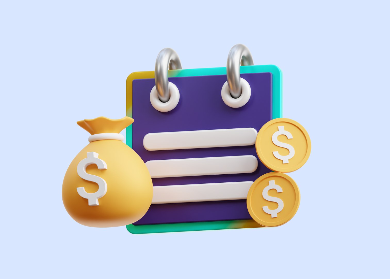 3D Investment Note Illustration 3D Icon Illustration - TurboSquid 2229982