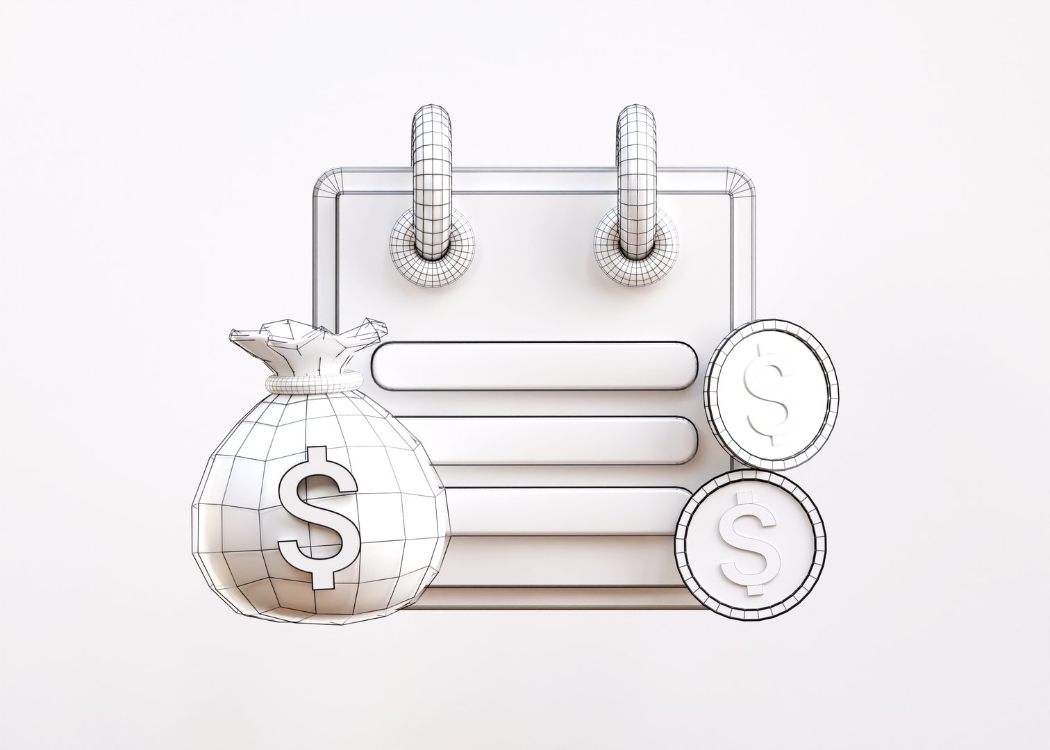 3D Investment Note Illustration 3D Icon Illustration - TurboSquid 2229982