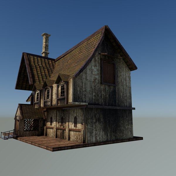 3D Old house - TurboSquid 1898956