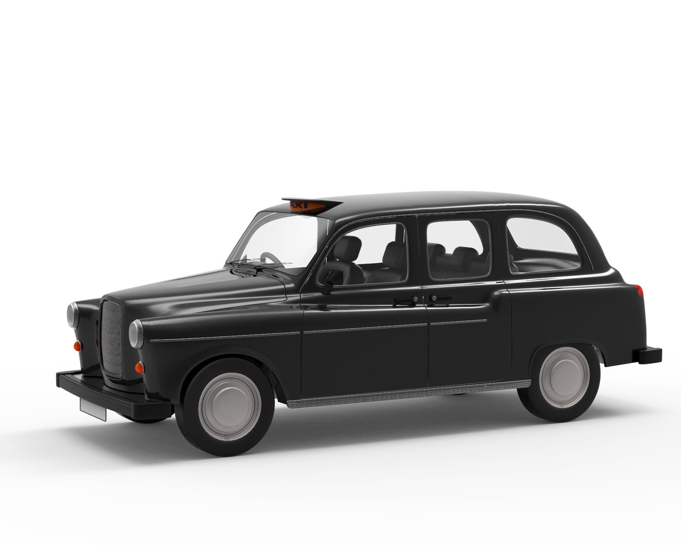 London Cab 3d Model