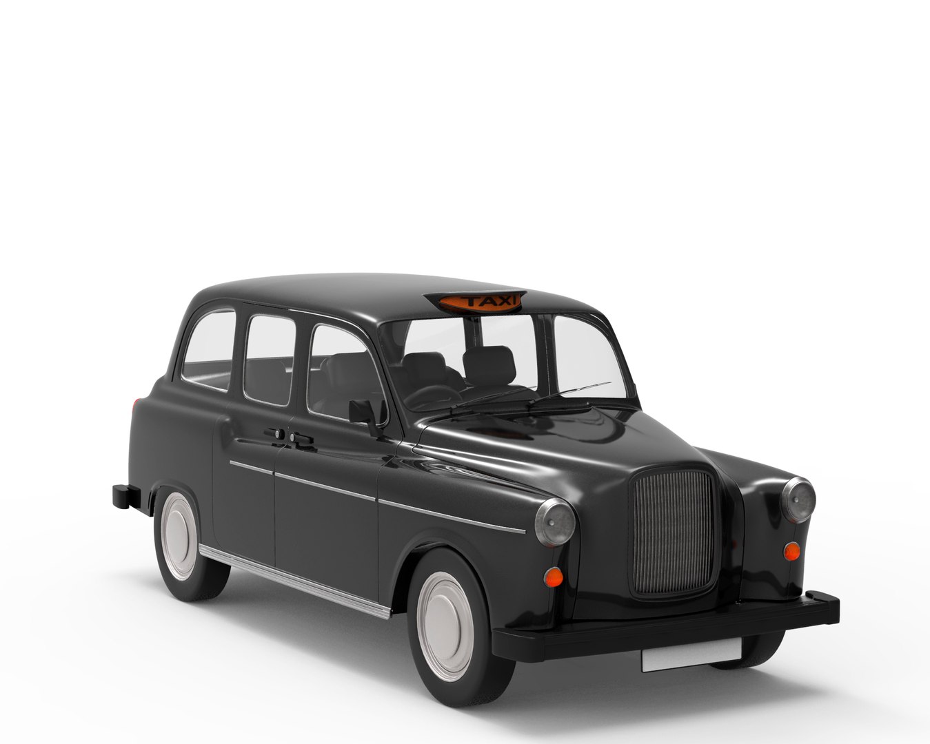 London Cab 3d Model