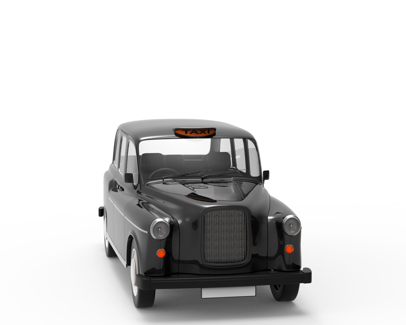 London Cab 3d Model