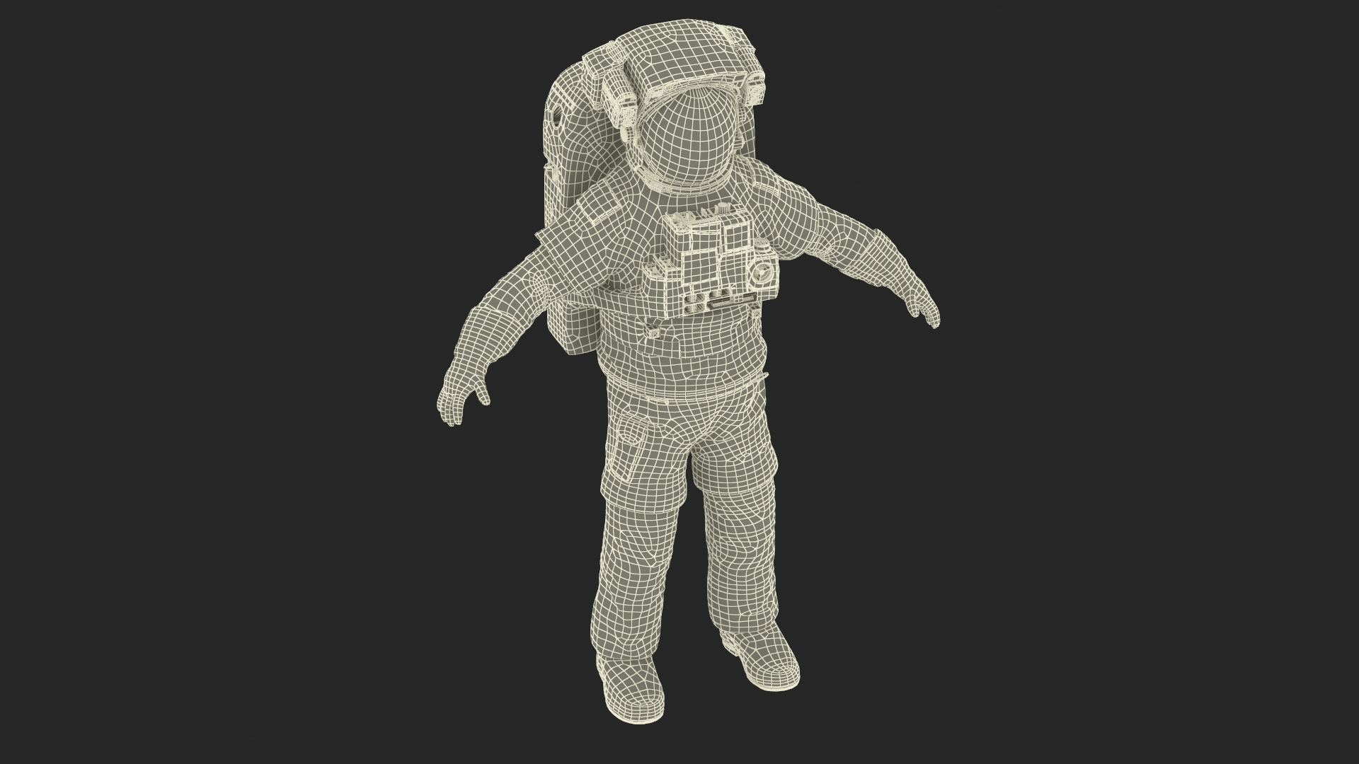 Spacesuit Extravehicular Mobility Unit EMU Rigged For Cinema 4D 3D ...